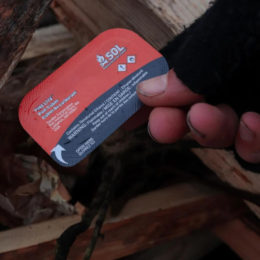 SOL Fire Lite Fuel Cubes - Cubes de combustible pour feu – Pagaie Québec